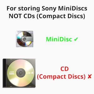 Minidiscs Not in Cases Tray (holds 60 Discs) Storage/holder/stand/rack ...