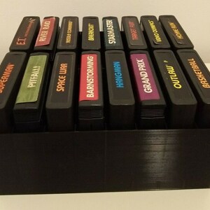 Atari 2600 Game Storage (holds 16 Carts) Rack/stand/tray/box - Etsy