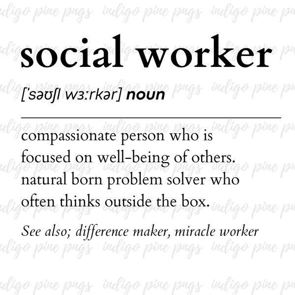 Social Worker Noun Svg - Etsy