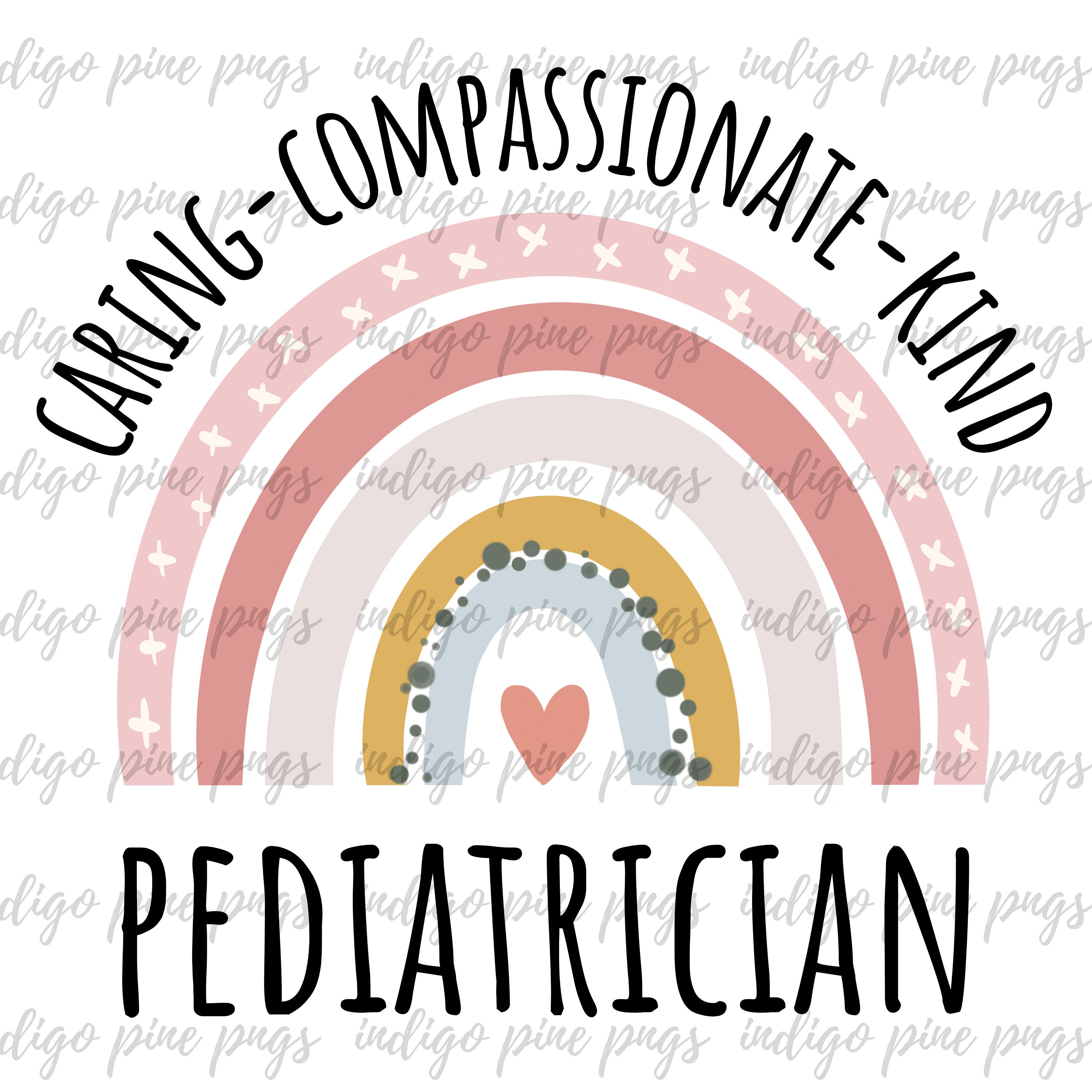Pediatrician Pastel Rainbow Pediatrician PNG Pediatrician - Etsy