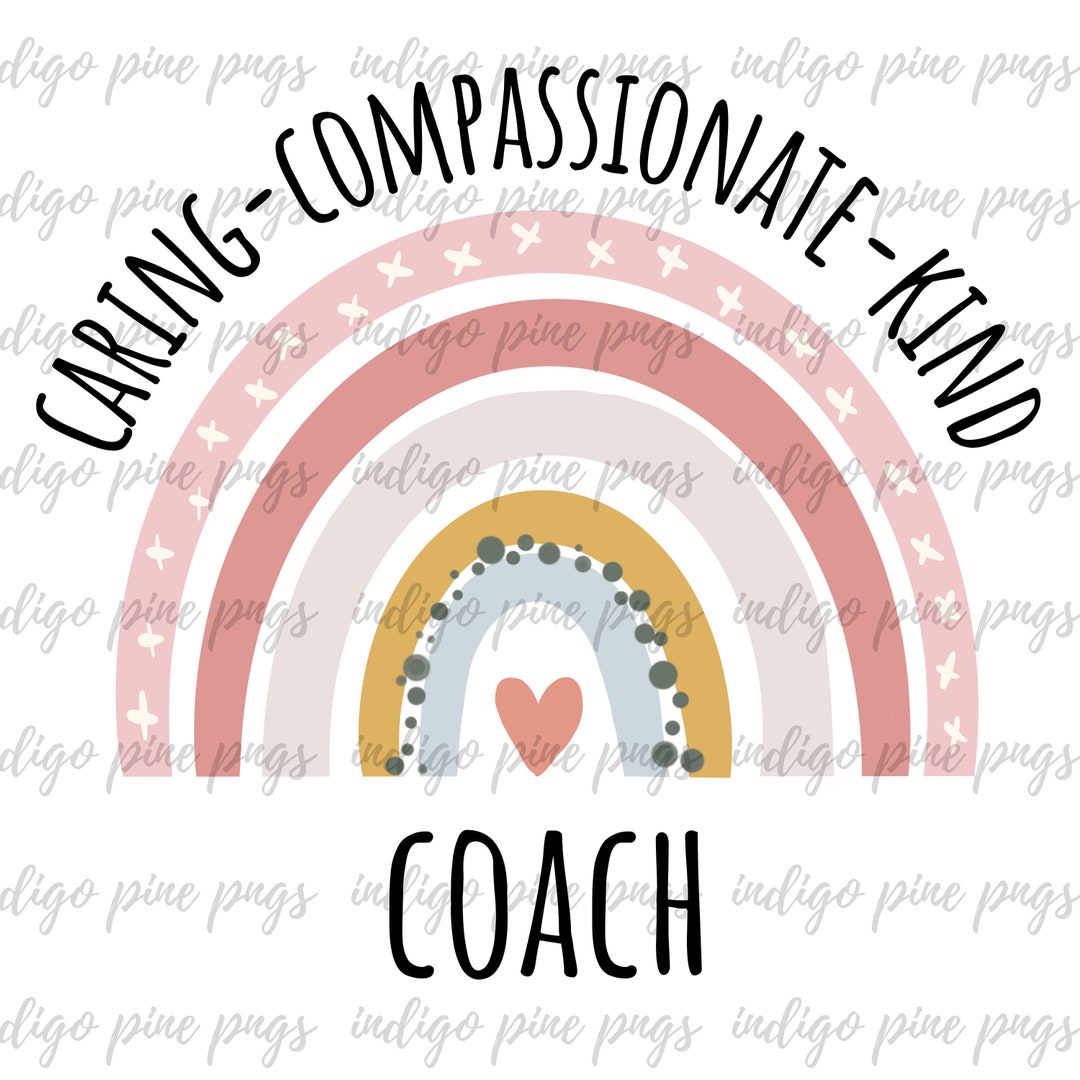 Coach Pastel Rainbow Coach PNG Coach Sublimation Design - Etsy