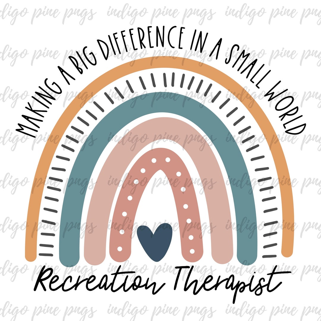 Recreation Therapist PNG, Recreation Therapy SVG, Recreation Boho ...