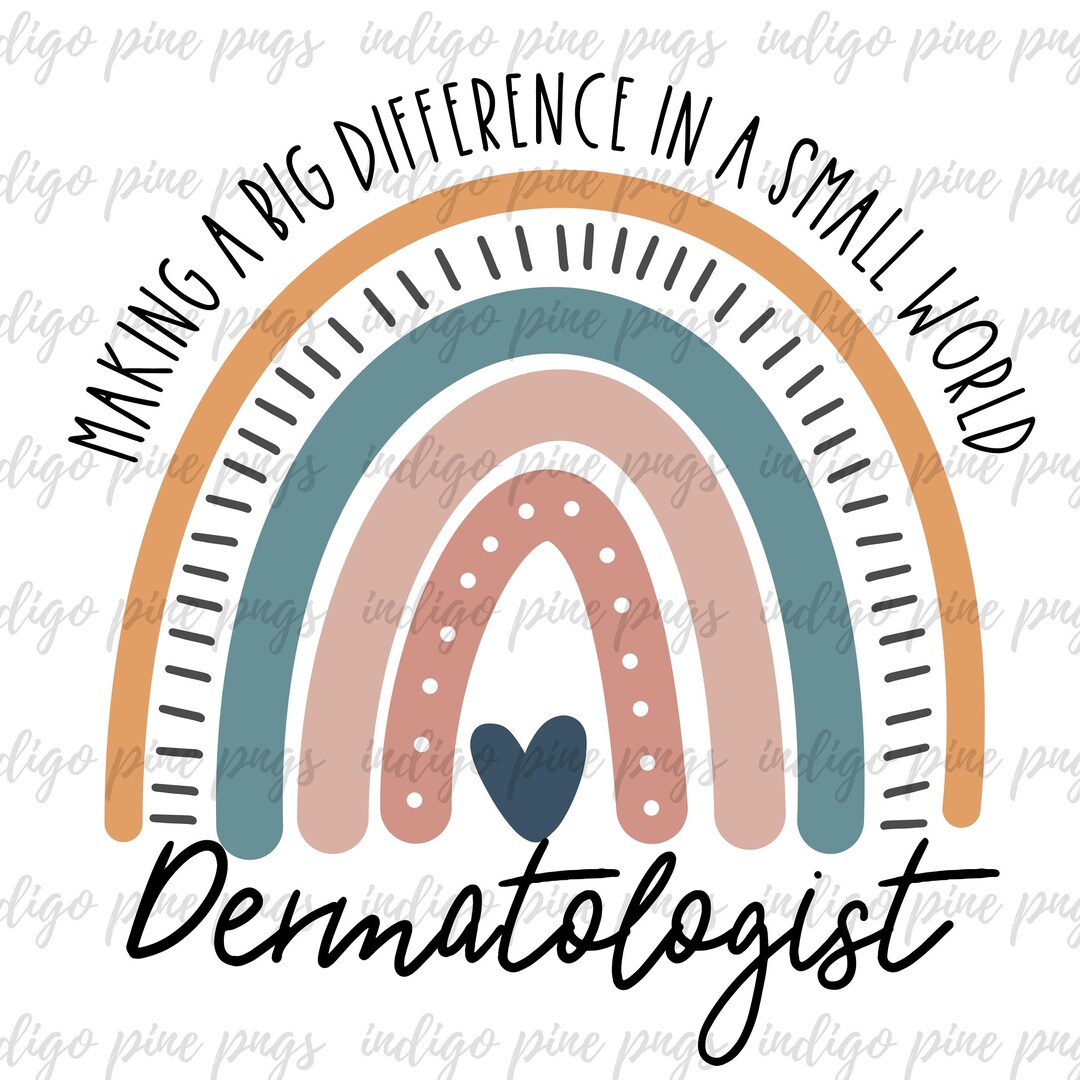Dermatologist PNG, Dermatologist SVG, Dermatology Boho Rainbow ...