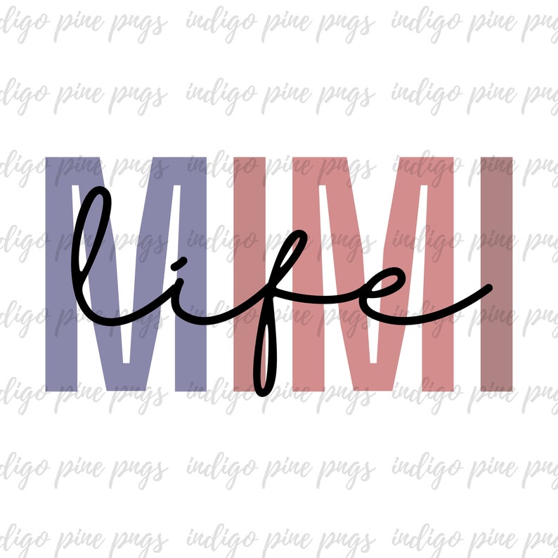 Mimi Life PNG Mimi Life SVG Pastel Sublimation Design - Etsy