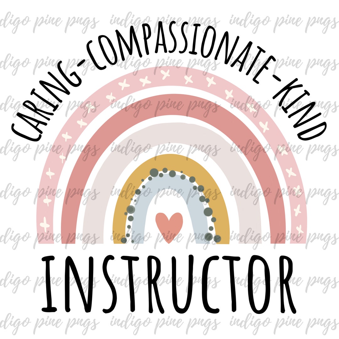Instructor Pastel Rainbow, Instructor PNG, Instructor Sublimation ...