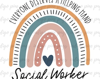 Social Worker PNG Social Worker Sublimation File Social Work - Etsy