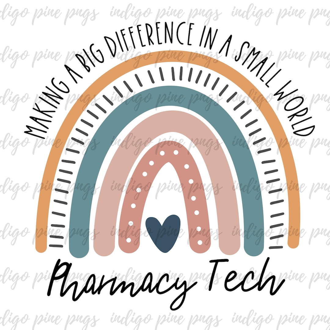 Pharmacy Tech PNG, Pharmacy Tech SVG, Pharmacy Technician Boho Rainbow ...