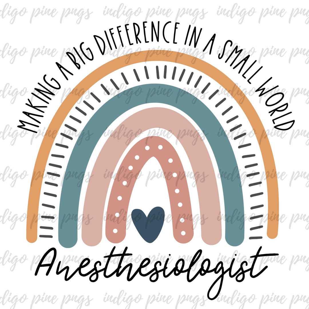 Anesthesiologist PNG, Anesthesiology SVG, Boho Rainbow, Sublimation ...