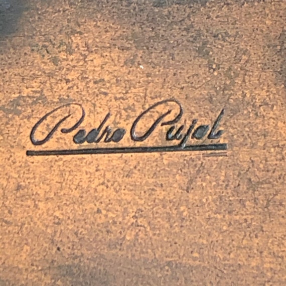 1940s Pedro Pujol Copper Brooch - Signed - Gem