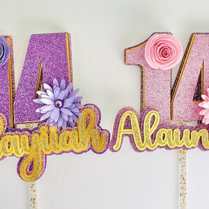 13th Birthday Cake Topper Personalized Cake Topper Custom Party ...