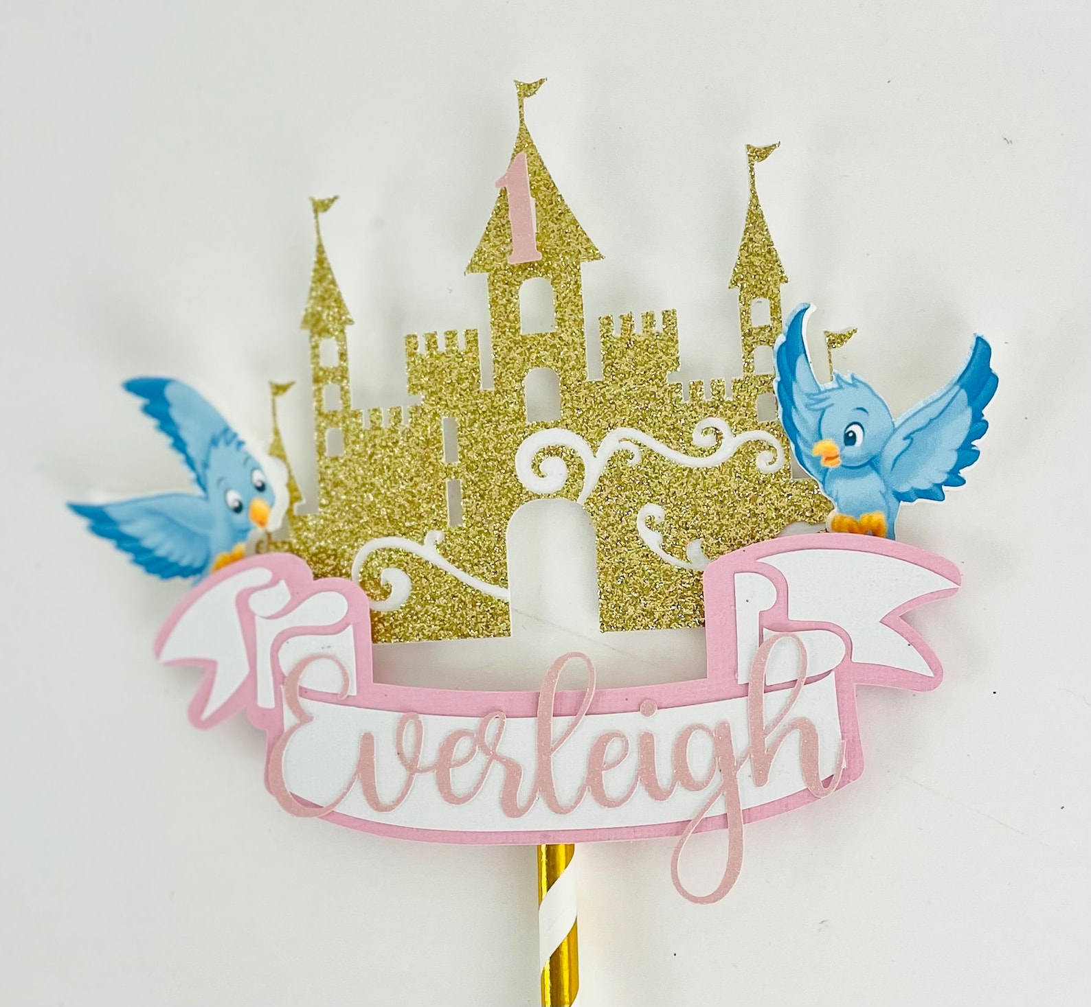 Personalized Princess Cake Topper Fairy Tale Party Decor Princess ...