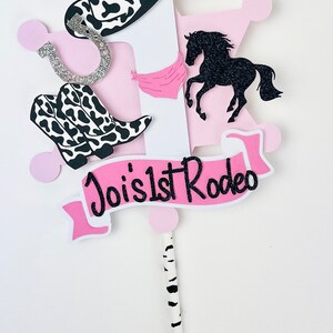 MY FIRST RODEO Cake Topper Western Rodeo Theme Party - Etsy