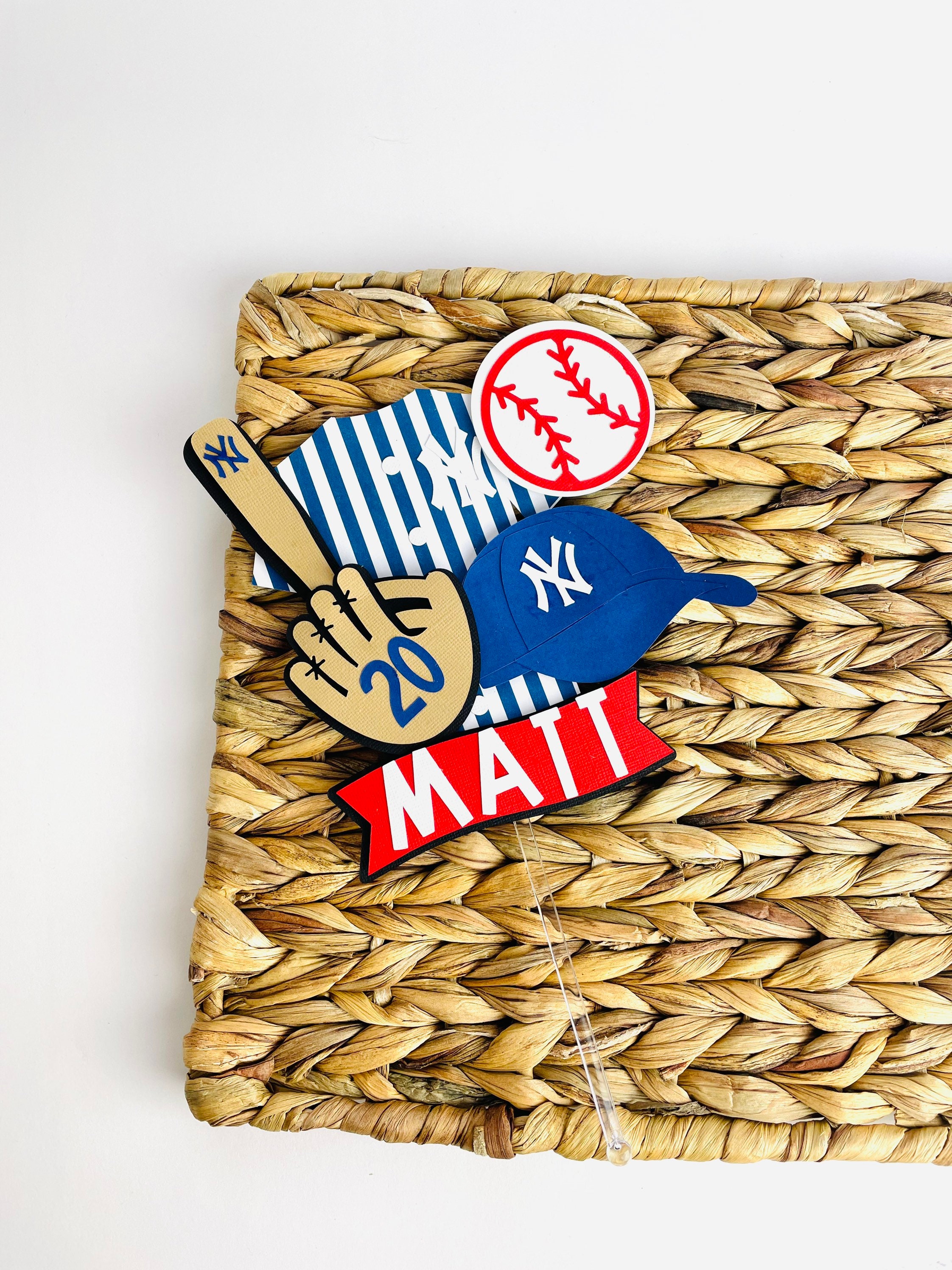 Baseball Cake Topper Personalized Baseball Cake Topper First - Etsy