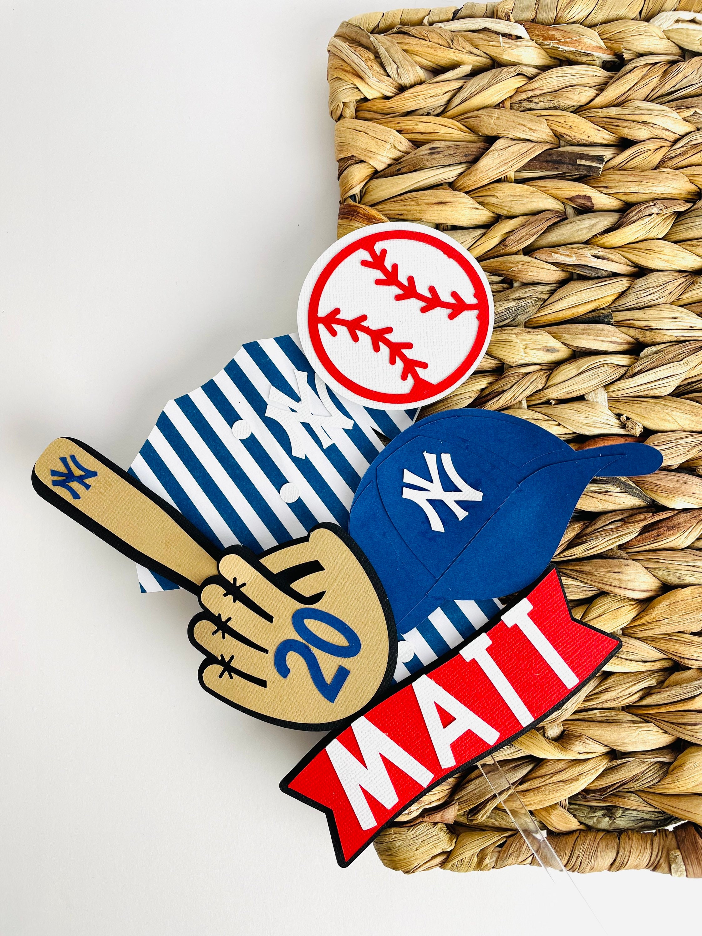 Baseball Cake Topper Personalized Baseball Cake Topper First - Etsy