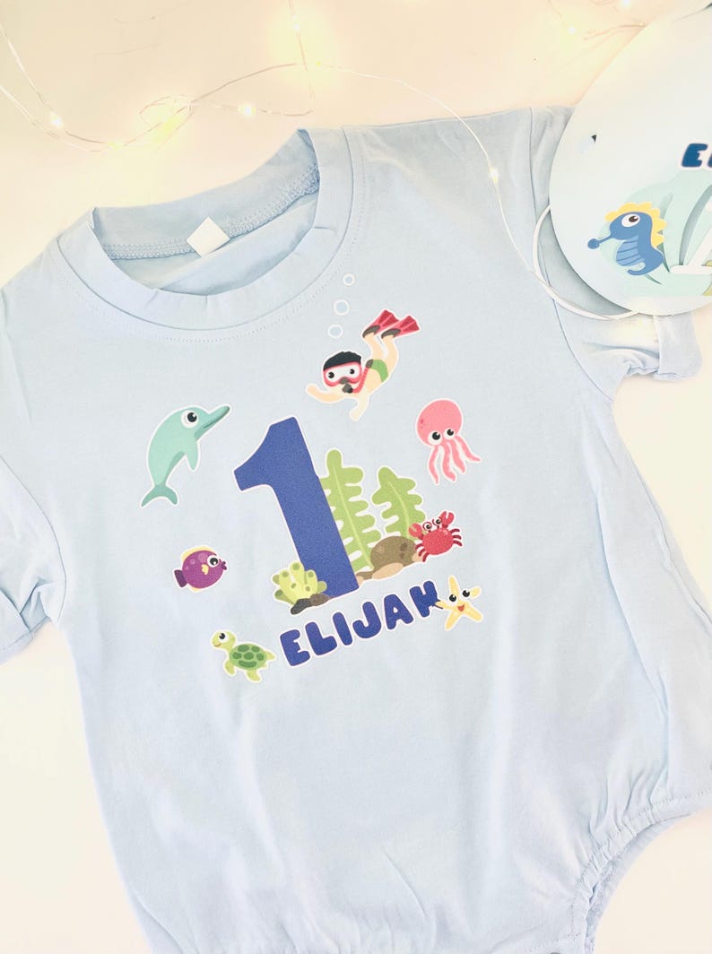 Under the Sea Birthday Bundle Ocean First Birthday Sea Creatures ...