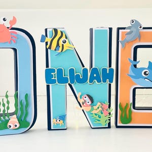 Under the Sea Birthday Hat Ocean Theme Party Hat Personalized Under the ...