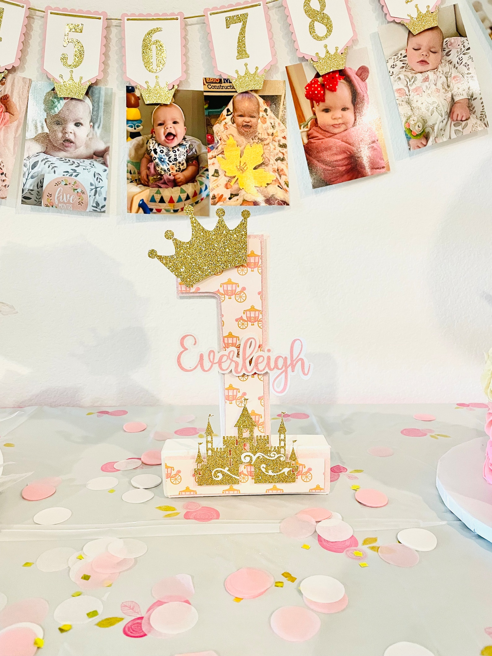 Personalized Princess Cake Topper Fairy Tale Party Decor Princess ...