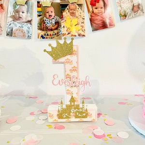 Personalized Princess Cake Topper Fairy Tale Party Decor Princess ...