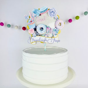 Sweet One Birthday Cake Topper First Birthday Party Decorations First ...