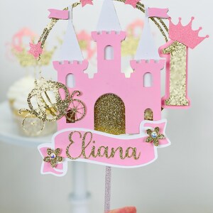 Personalized Princess Cake Topper Fairy Tale Party Decor Princess ...