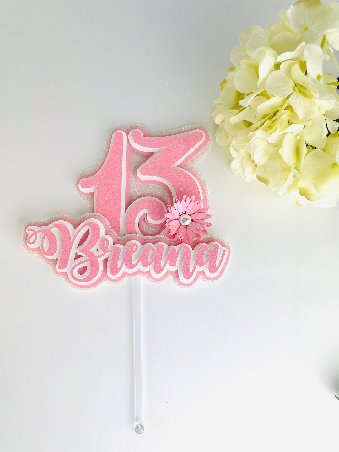 13th Birthday Cake Topper Personalized Cake Topper Custom Party ...