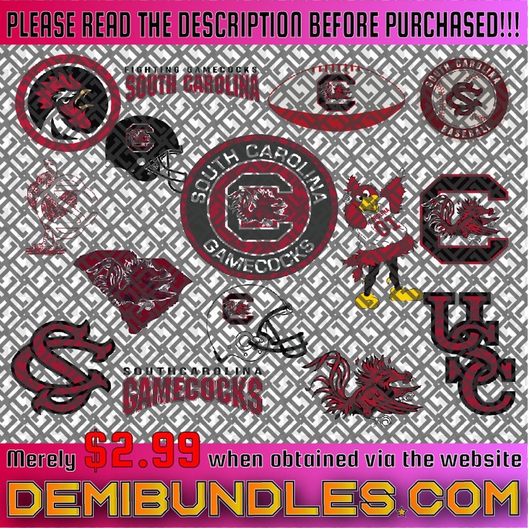 South-carolina-gamecocks Team Bundle Svg, N-C-A-A Teams Svg, N-C-A-A ...