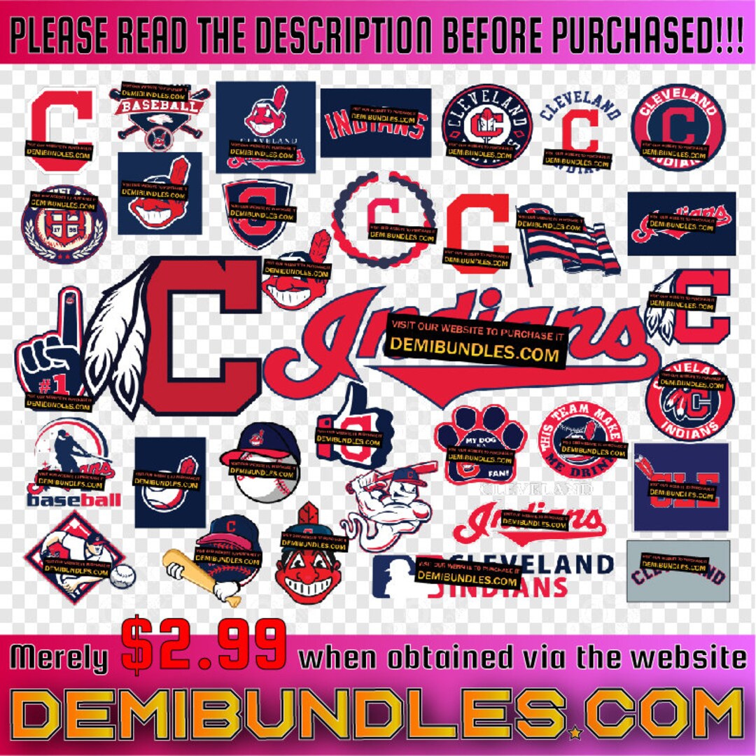 Cleveland-indians, Baseball Team Svg, Cleveland-indians Svg, M L B Svg ...