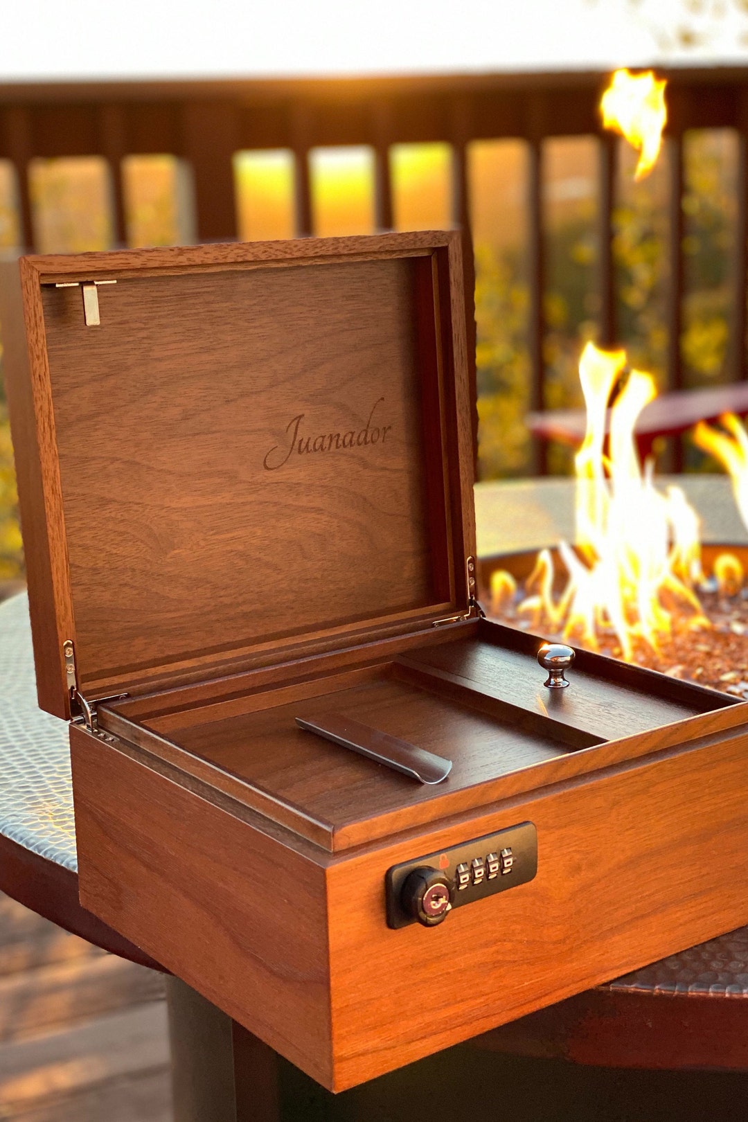 Juanador - Stash Box & Humidor - Hand Crafted Wooden Stash Box ...