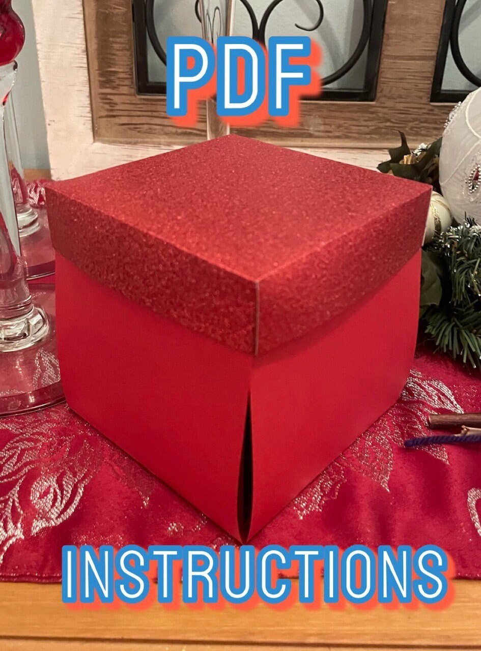 DIY Basic Explosion Box PDF Written and Picture Instructions Only for ...