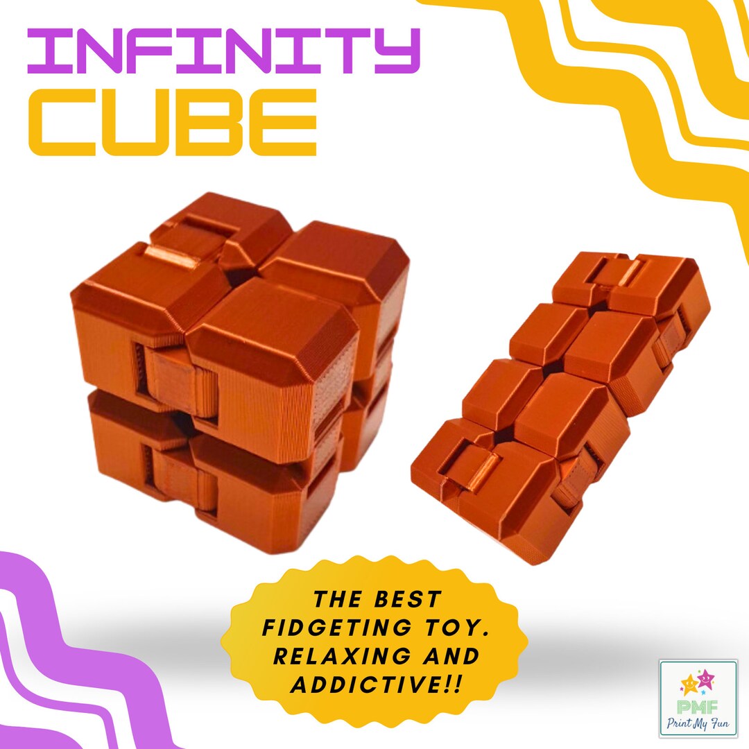 Fidget Infinity Cube Toy, Cubo De Movimiento Infinito Para ...