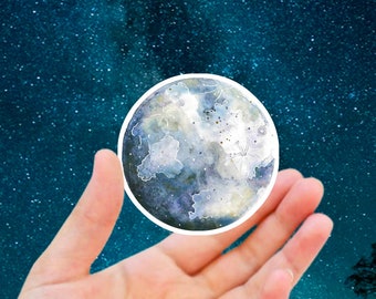 Full Blue Moon - Etsy