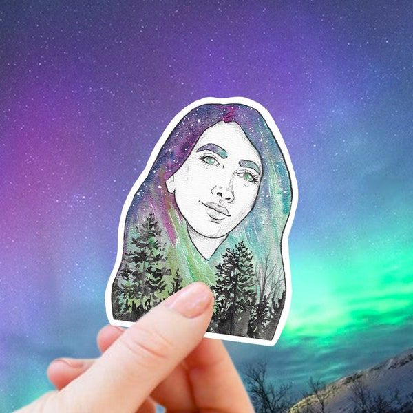 Aurora Borealis Wall Decal - Etsy