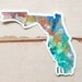 Florida Sticker 30A Sticker Vinyl Sticker Florida Decal | Etsy