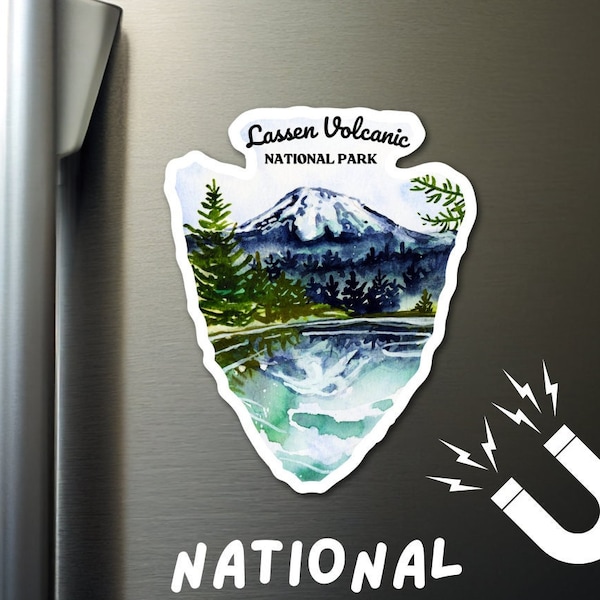 Volcano Magnet - Etsy