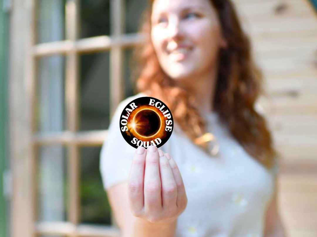 Solar Eclipse Squad, 2024 Total Solar Eclipse Sticker, Path of Totality ...