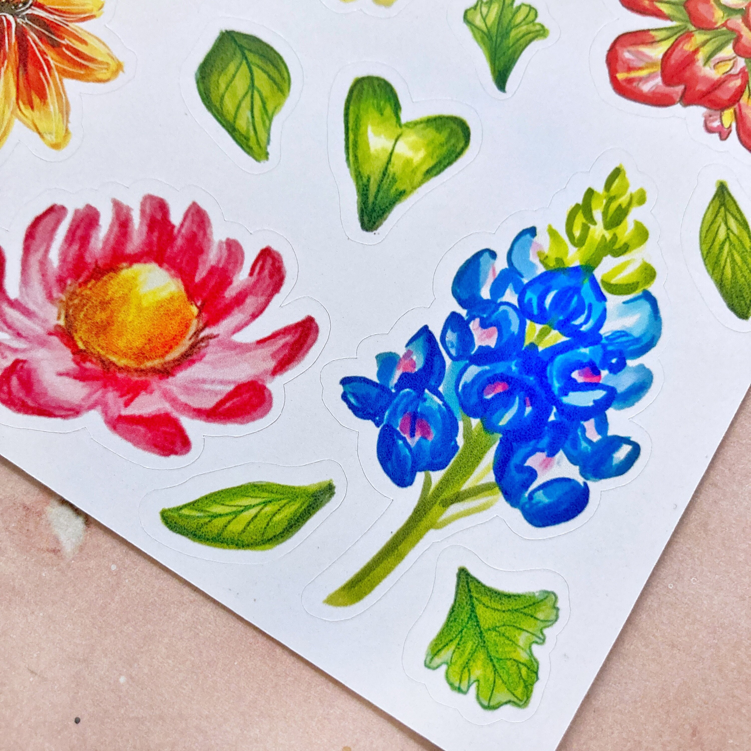 Wildflower Sticker Pack Cottagecore Sticker Floral Planner | Etsy