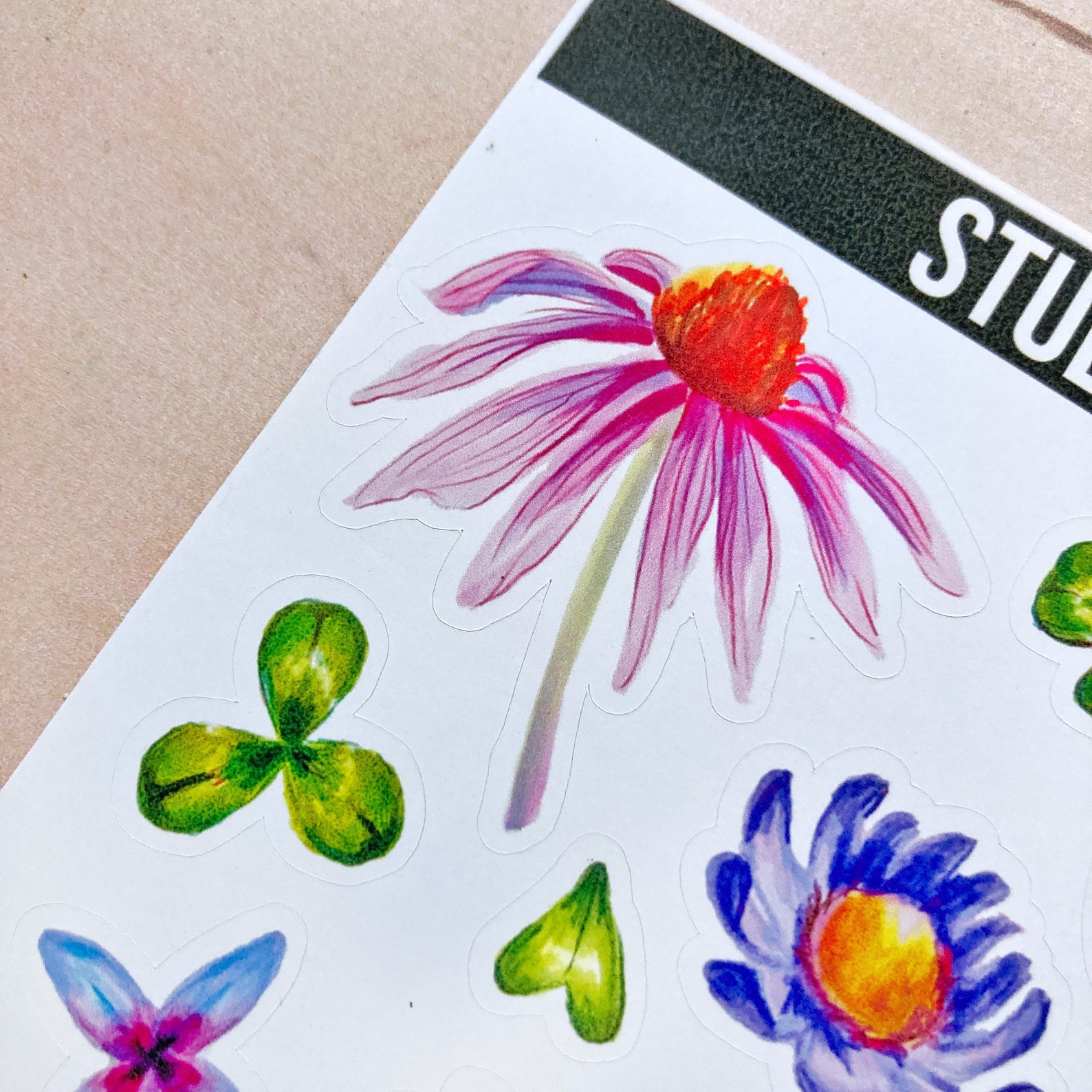 Wildflower Sticker Pack Cottagecore Sticker Floral Planner | Etsy