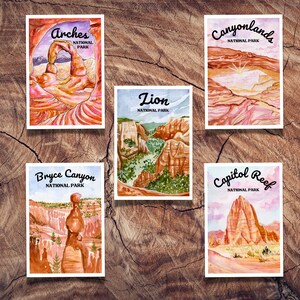 Canyonlands National Park Postcard, National Park Gift, Vintage Travel ...