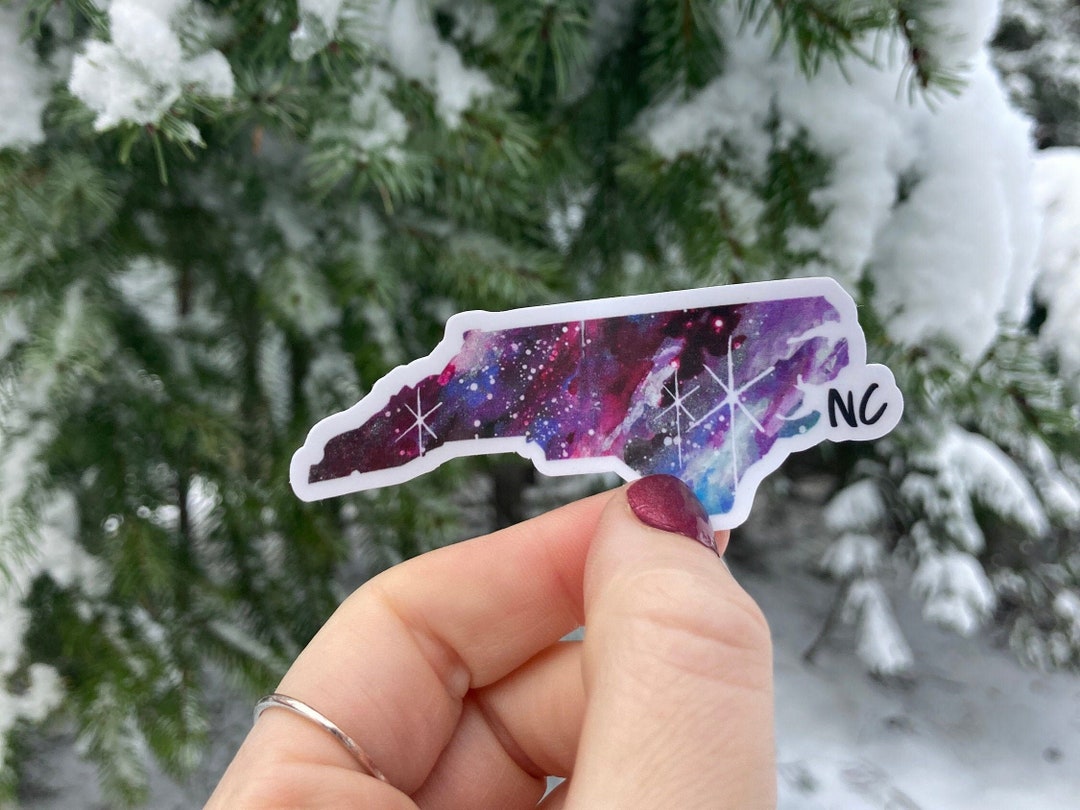 North Carolina Sticker, North Carolina Decal, Vinyl Camper Sticker ...