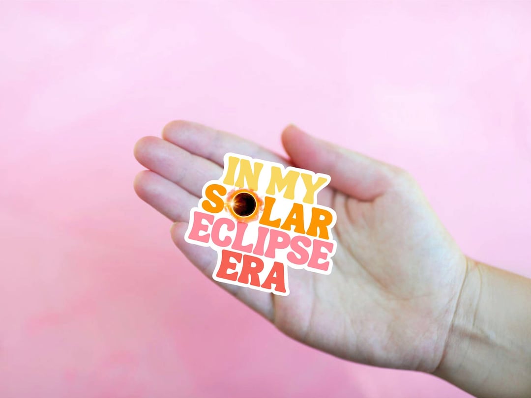 In My Solar Eclipse Era, 2024 Total Solar Eclipse Sticker, Path of ...