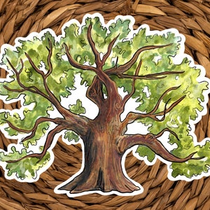 Extra Large Tree of Life Sticker Vinyl Waterproof Oak Tree Decal, Live ...