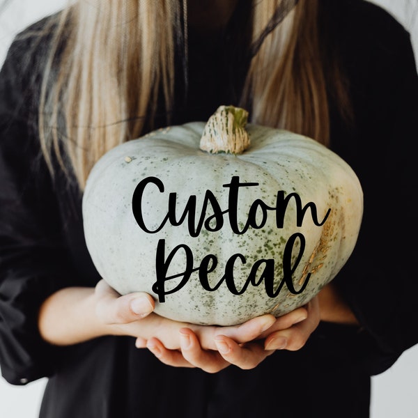 Pumpkin Decal - Etsy