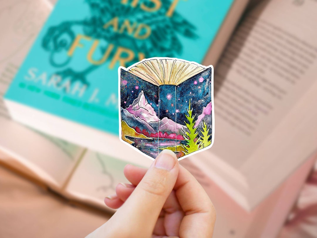 Fantasy Book Sticker: Starlight Mountain Kindle Decal - Etsy