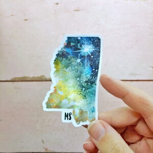 Mississippi State, Mississippi Vinyl Sticker, Christmas Gift ...