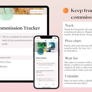 Artist Notion Template - Aesthetic Digital Business Planner - Art ...