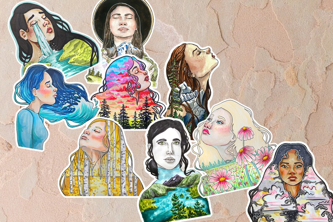 Adventure Sticker Pack - Nature Sticker Set for Sister, Best Friend or ...