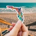 Florida Sticker, 30A Sticker, Vinyl Sticker, Florida Decal, Water ...