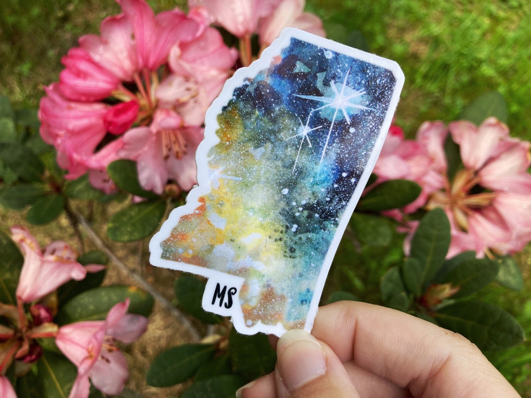 Mississippi State, Mississippi Vinyl Sticker, Christmas Gift ...