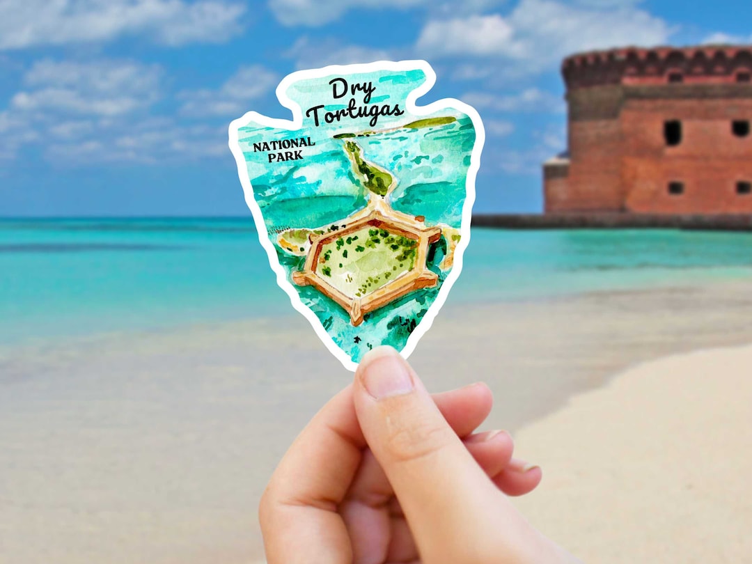 Dry Tortugas National Park, Water Bottle Sticker, South Florida ...