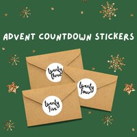 Birthday Countdown Activity Sticker (choose One) From Made by R and R ...